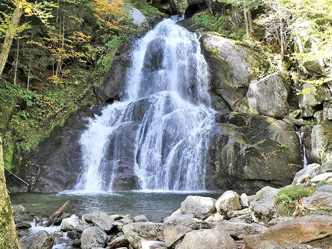 Moss Glen Falls: Nature's own waterpark, minus the lines and overpriced snacks. Bring your camera, leave your inner tube at home.