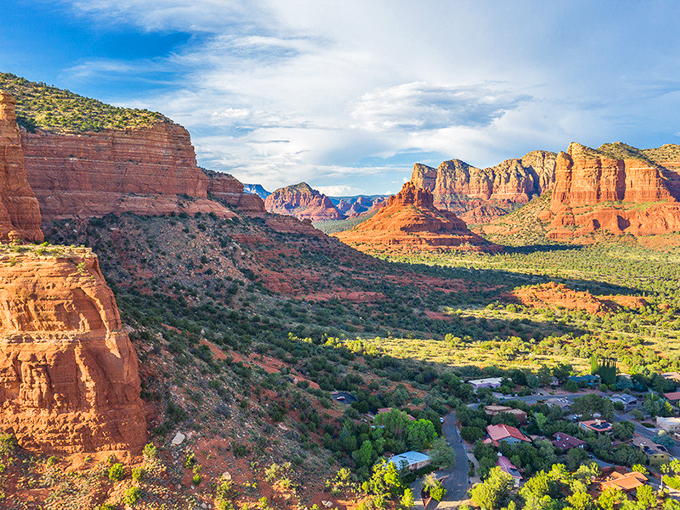 Red rock rendezvous: Sedona's otherworldly landscape is the ultimate road trip eye candy.
