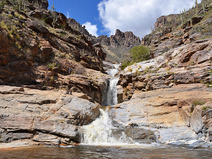 Seven times the splendor. Each cascade at Seven Falls is like nature's encore performance.