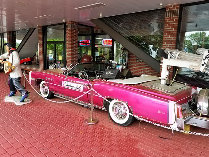 Vroom vroom! This chrome-and-steel dreamland is car heaven on earth.