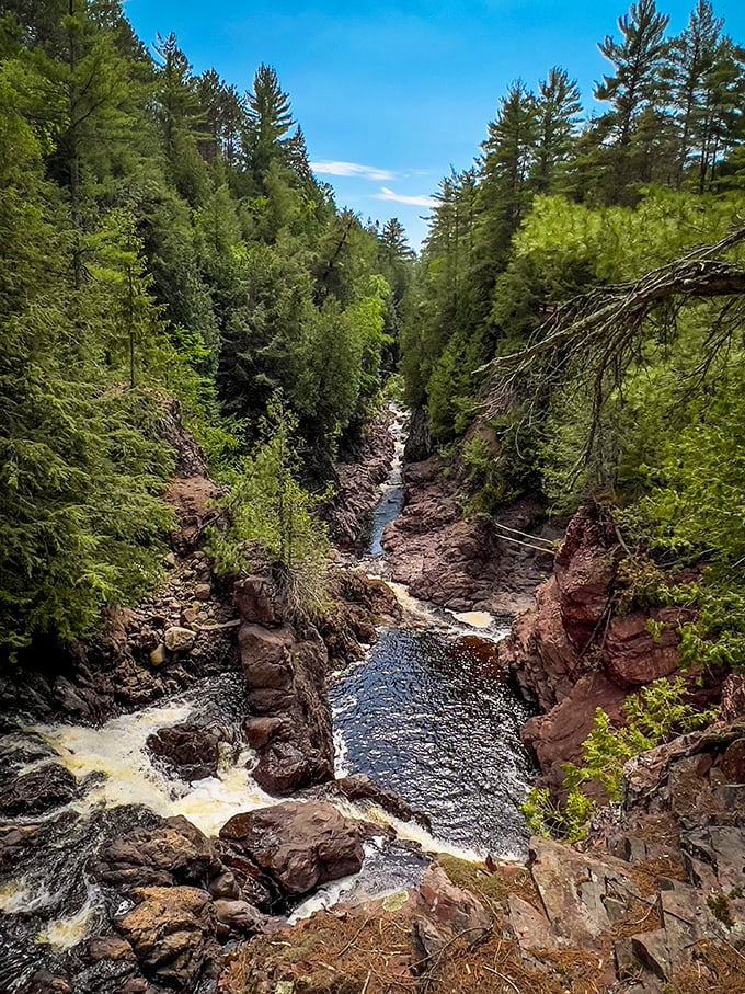 Brownstone Falls: Where two rivers tango! Watch as the Bad River and Tyler Forks perform a liquid ballet that would make Baryshnikov proud.