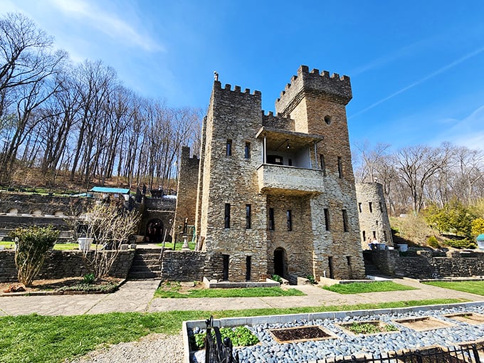 "It's a small world after all in this pebble-packed paradise. Flintstone fans, your dream garden awaits!"
