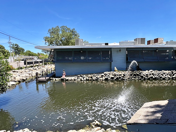 At Dixie Crossroads, the hush puppies are hotter than Florida asphalt. But trust me, they're worth the burn!