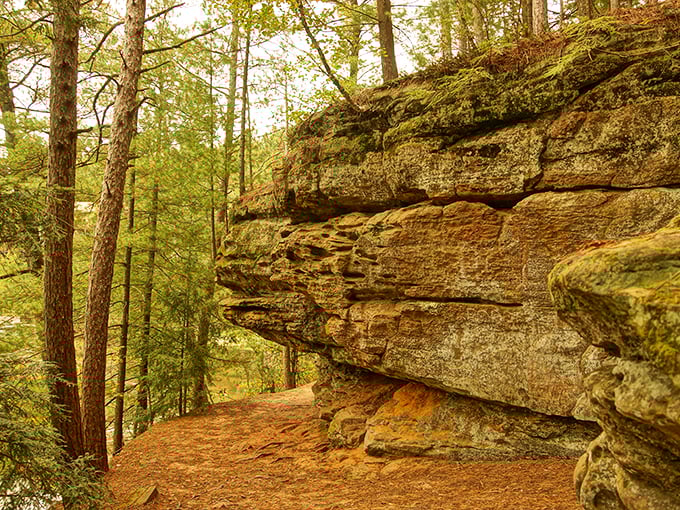Hike the quiet side of Devil's Lake and discover why silence truly is golden (and rocky).