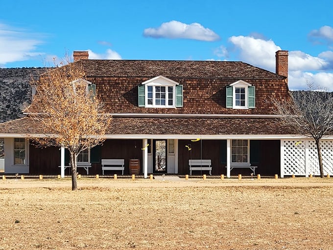 History buff's paradise! It's like time-traveling to the Wild West, but with indoor plumbing nearby.