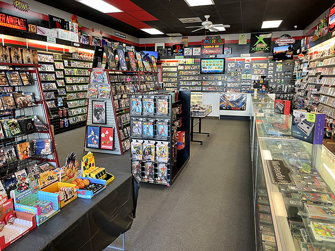 Souvenir central! Grab a piece of gaming history to remember your Tallahassee pit stop.