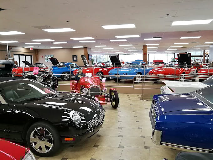 A candy store for grown-ups. This showroom of classics will have you reaching for your wallet faster than you can say "midlife crisis."