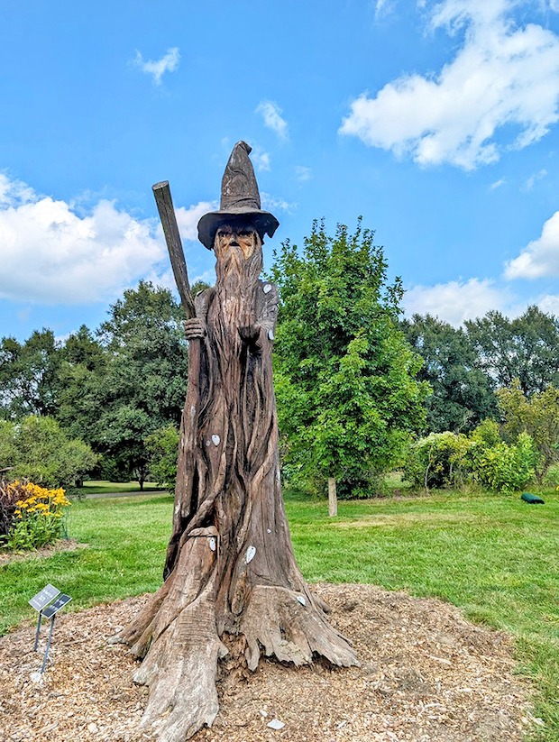 Fantasy Forest's magical guardian. At Leila Arboretum, the trees don't just talk&mdash;they transform into fantastical creatures right before your eyes!