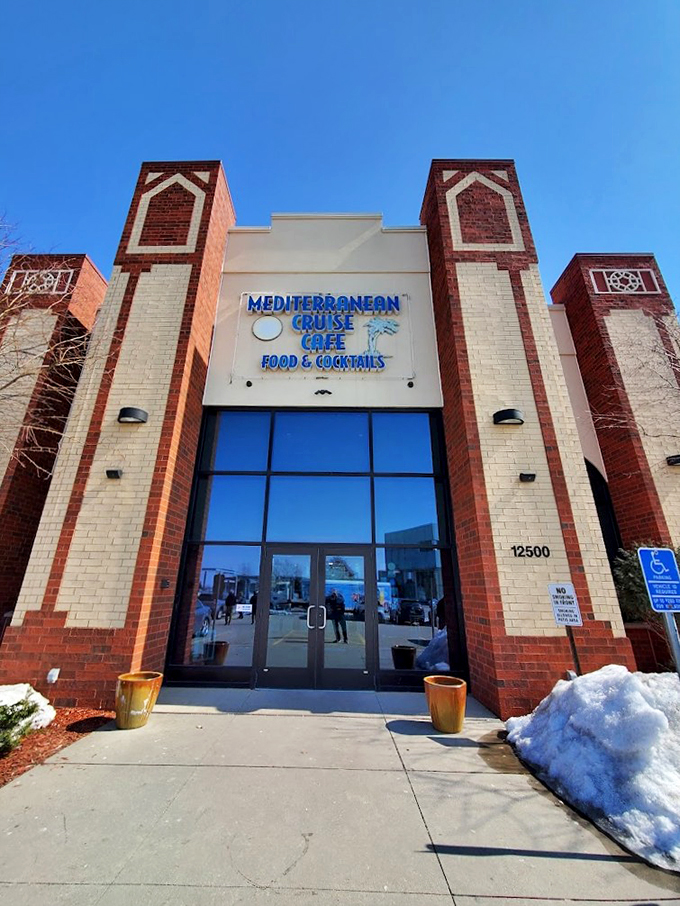 Part bazaar, part Burnsville. Mediterranean Cruise Cafe is where cultures collide deliciously, like a gyro in a Jucy Lucy.