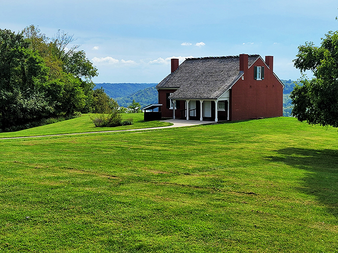Where hope lit the way. This unassuming home once guided countless souls to freedom with nothing more than a well-placed lantern.