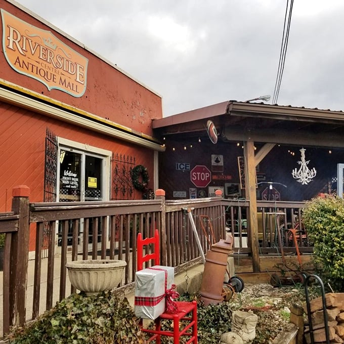 "Where else can you find a flapper dress next to fishing lures? It's a historical house party by the river!"