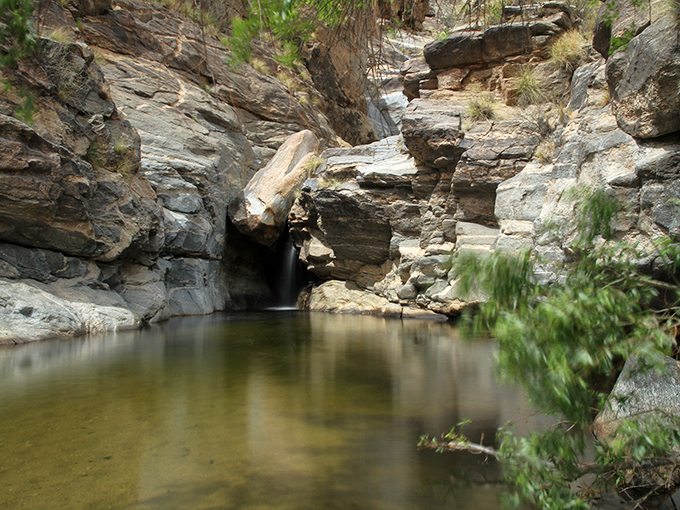 Stairway to heaven? Nope, just Seven Falls &ndash; Tucson's natural waterpark.