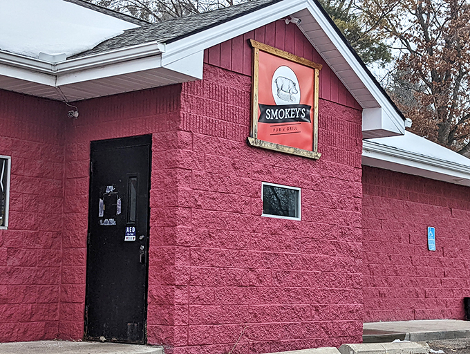 Classic cars and classic cuts! Smokey's parking lot is like a time machine, but the steaks are timeless.
