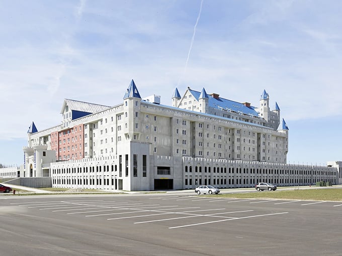 Game of Thrones meets Midwest nice at The Grand Castle. Warning: Dragon-resistant armor not included with lease agreement.