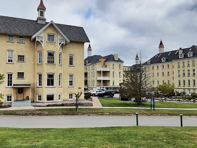 Shop till you drop... or until a ghost says boo! This former hospital is now a hauntingly good retail therapy spot.