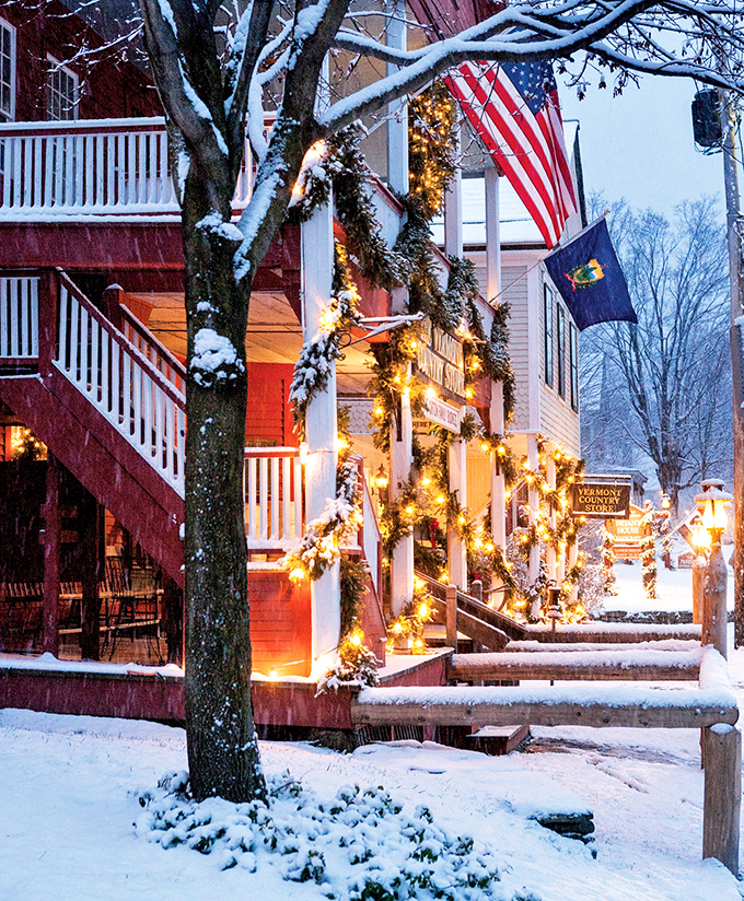 Lights, camera, Christmas! Weston's Playhouse adds a touch of showbiz to this quaint town's holiday charm.