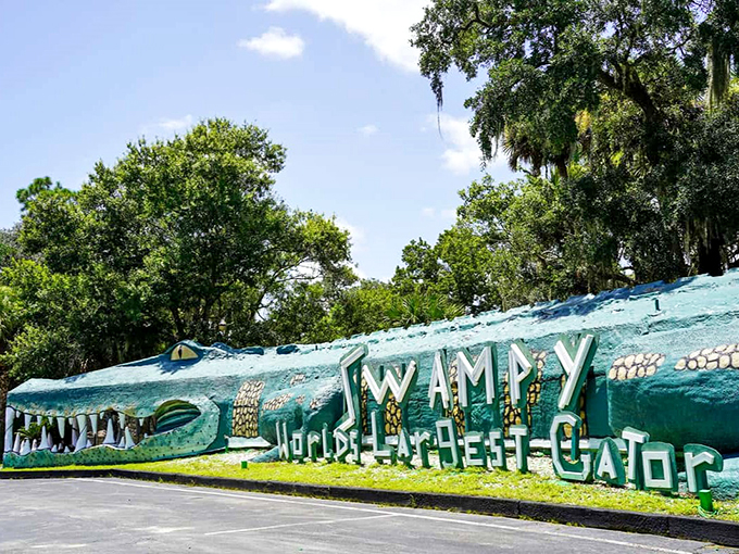 Climb inside a 200-foot gator's mouth &ndash; don't worry, this one won't mind if you forget to floss. It's the ultimate Florida photo op.
