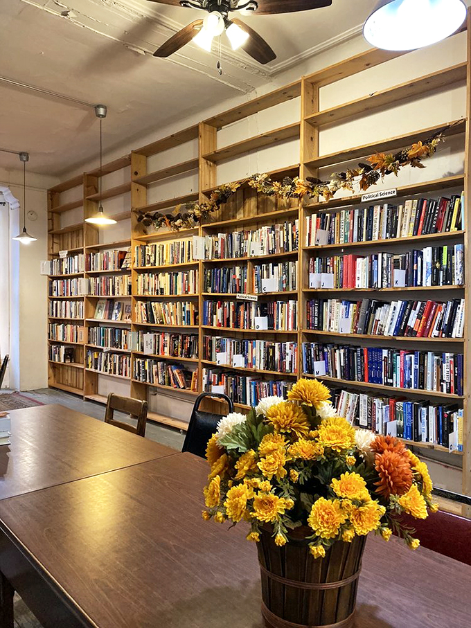 Descend into a subterranean world of words! Myopic's basement is a cave of wonders for the intrepid book explorer.