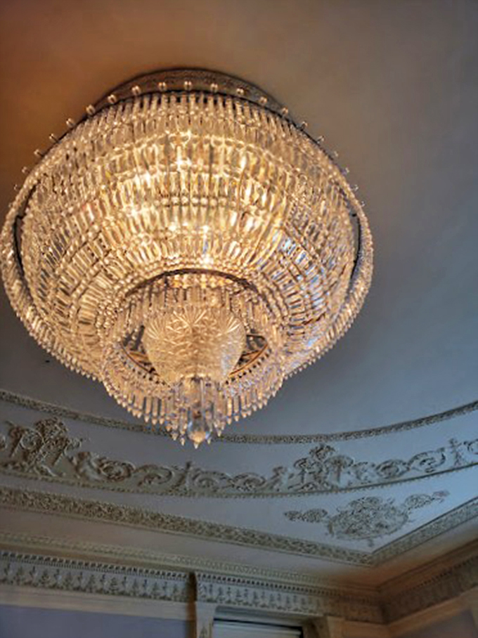 If Liberace and a disco ball had a baby, this chandelier would be it. Talk about lighting up a room &ndash; and possibly the entire neighborhood.
