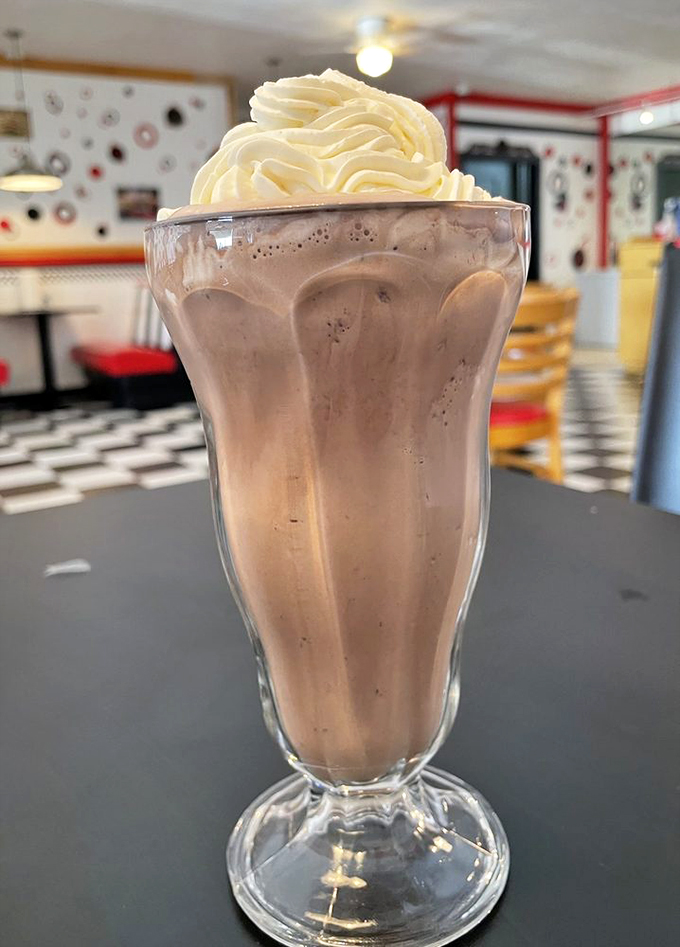 Chocolate cherry shake, oh my! It's like a liquid dessert that brings all the boys (and girls) to the yard.