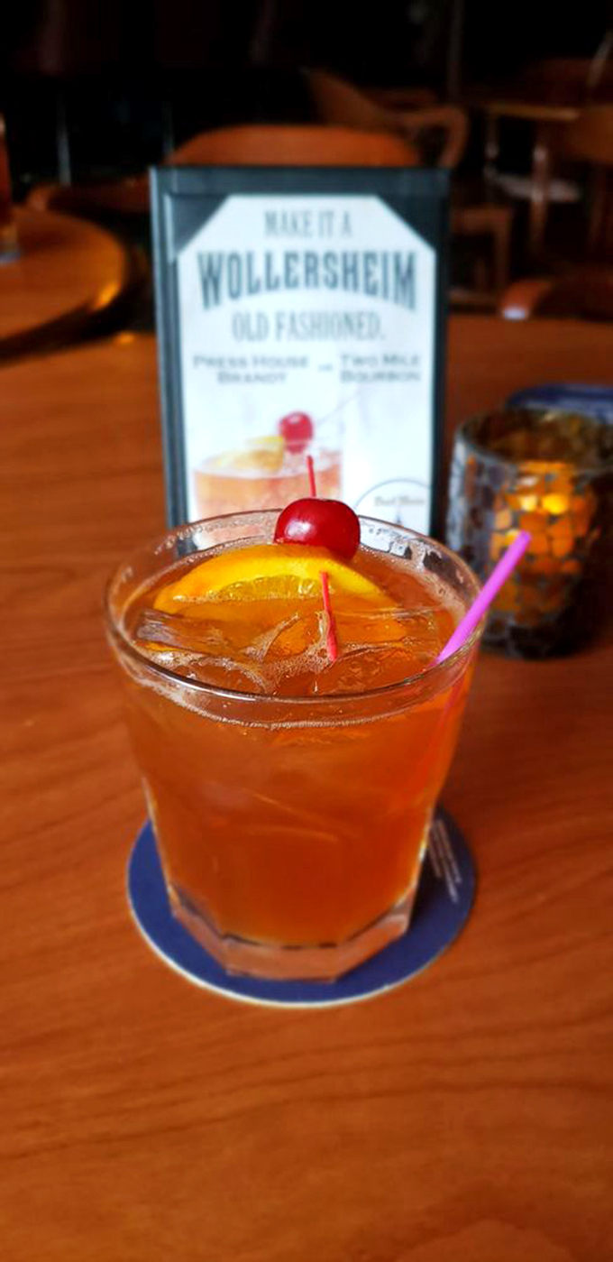 Meet the Old Fashioned's sassy cousin! This cocktail packs a punch and comes dressed to impress. Prost to good times!