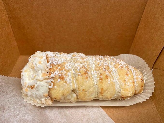 Meet the Coconut Cream Horn, a pastry so divine it might just make you believe in love at first bite.