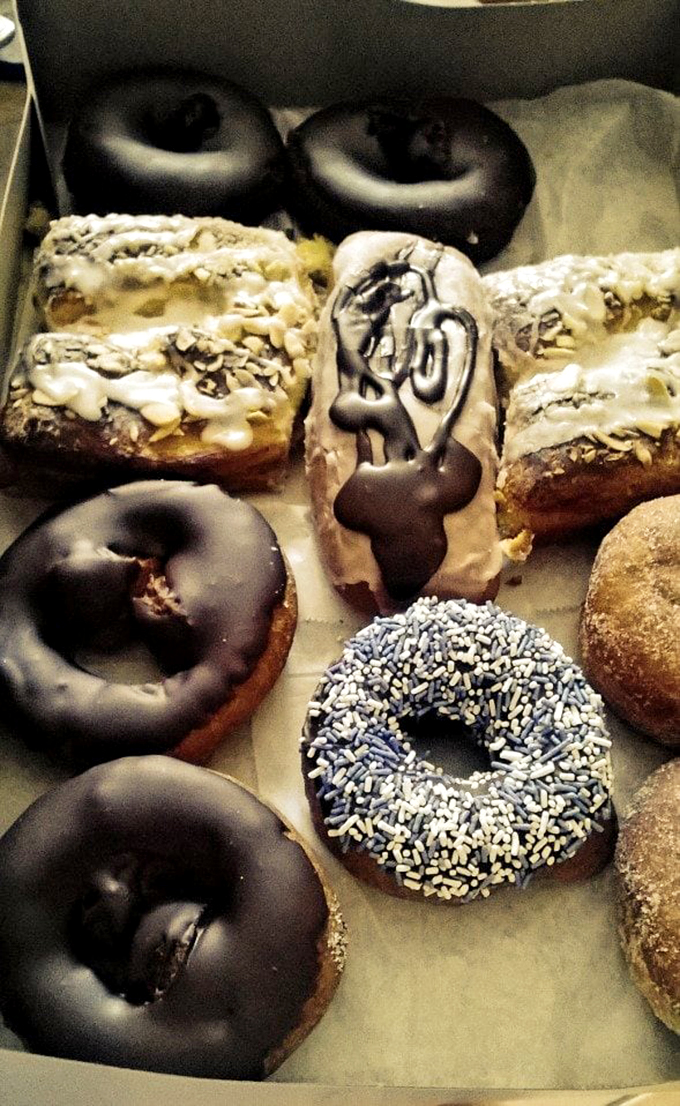 Donut nirvana achieved! This box is like a greatest hits album of fried dough, featuring classics and new chart-toppers that'll have you humming with happiness.