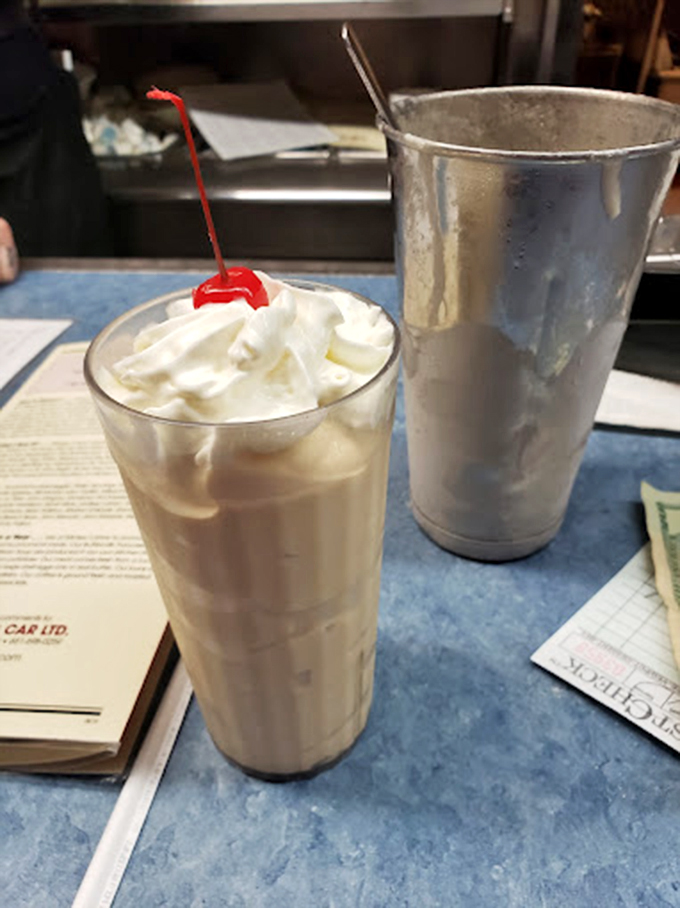 Shake it up, baby! This milkshake's so thick, you might need a spoon&hellip; and a workout plan. But trust me, it's worth every calorie.