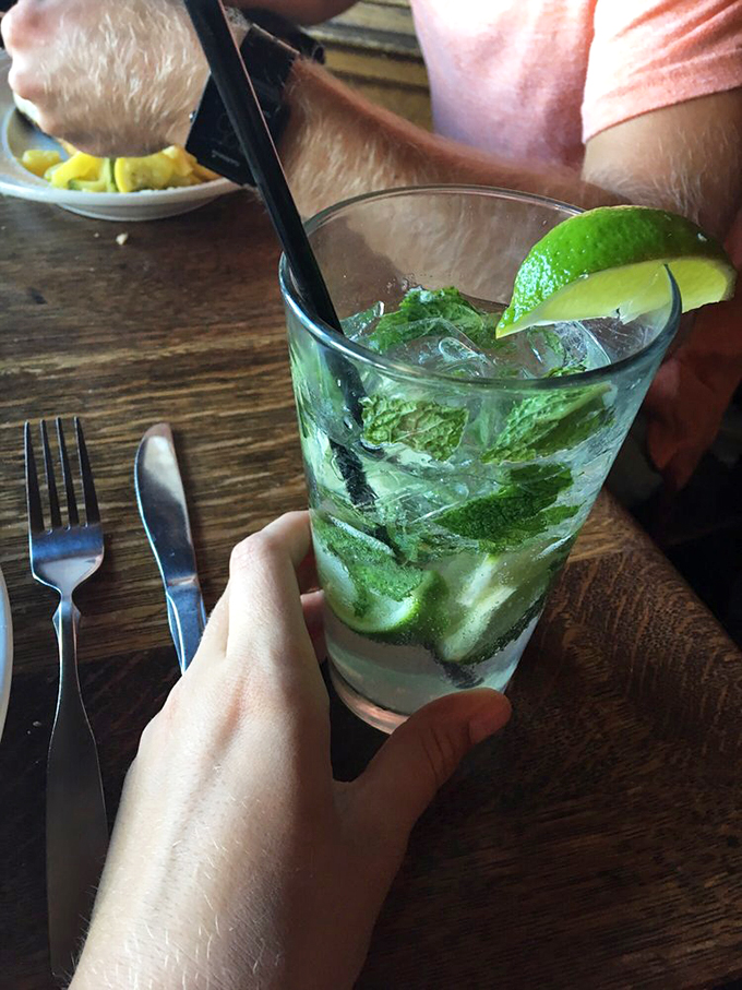 This mojito isn't just a drink, it's a vacation in a glass. Lime and mint, meet your new best friend: relaxation.