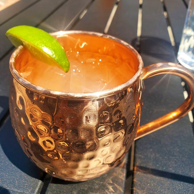 This Moscow Mule isn't horsing around - it's ready to kick your taste buds into high gear!