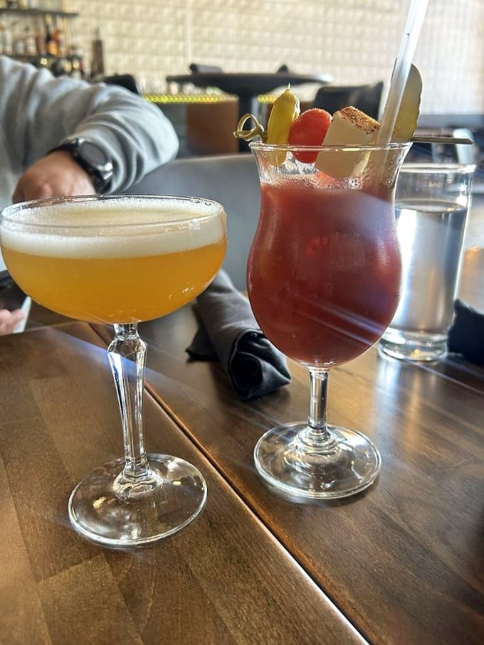 Cheers to choices! Whether you're team Bellini or Bloody Mary, Crusade's got your brunch beverage covered.