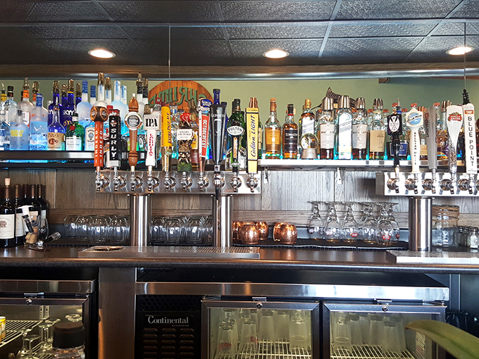 The bar's stocked and ready for action. Whether you're a beer baron or a cocktail connoisseur, your ship's come in.