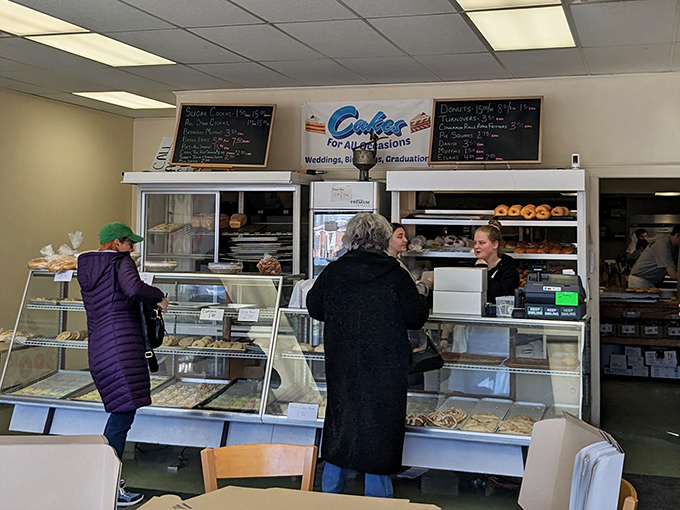 Pastry paradise in every direction &ndash; Jones' display cases are where diet plans go to surrender and joy begins.