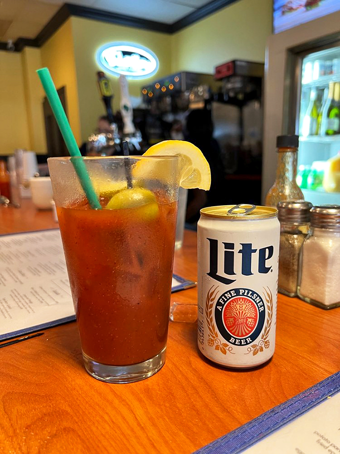 Breakfast of champions... and those who stayed up too late watching "The Tonight Show." Hair of the dog meets rise and shine!