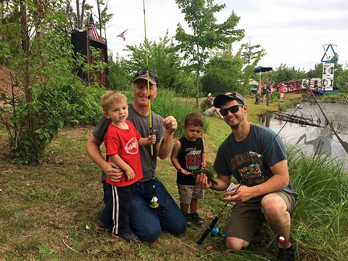 Gone fishin' &ndash; and the catch of the day is pure joy! These happy anglers prove that sometimes the best fish stories are about the memories you make.