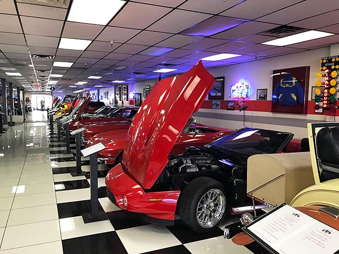 A rainbow of automotive history: From Model Ts to muscle cars, this lineup is like a delicious box of automotive chocolates&mdash;impossible to pick just one favorite.