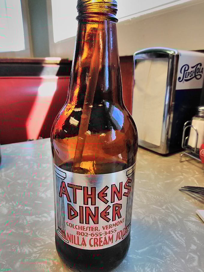 Sip a piece of local history! This vanilla cream soda is the diner's secret weapon against mundane beverages. Take that, big soda corporations!