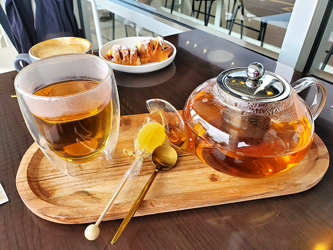Tea time elevated! This setup is so elegant, it'll make you want to extend your pinky and practice your best British accent.