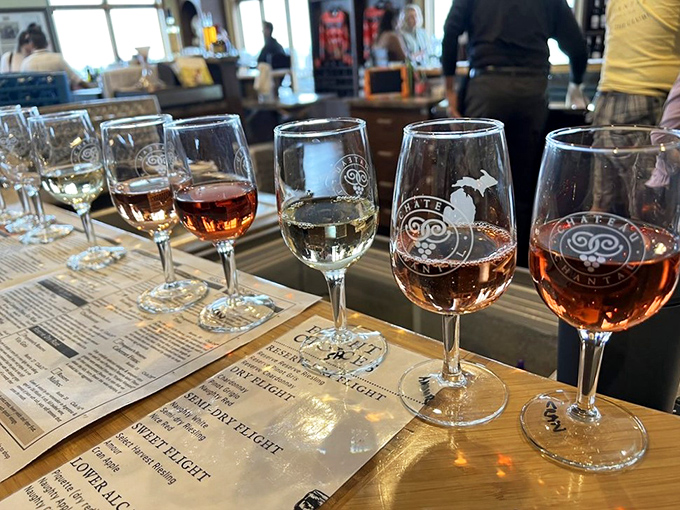 A rainbow you can drink! From blush to burgundy, these glasses hold liquid sunshine and bottled memories.