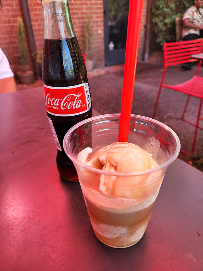 Coffee meets ice cream in a delicious duet, while soda stands by, ready to refresh. It's a flavor party, and you're invited!