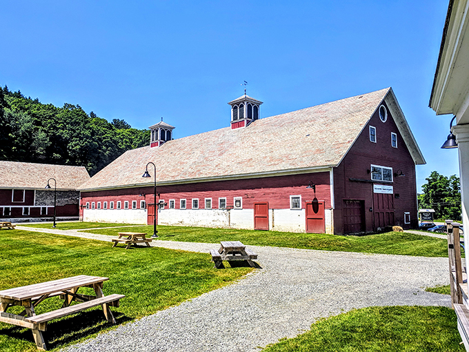 These barns are so photogenic, they could be on the cover of "Rustic Living" magazine. Move over, supermodels &ndash; make way for super barns!