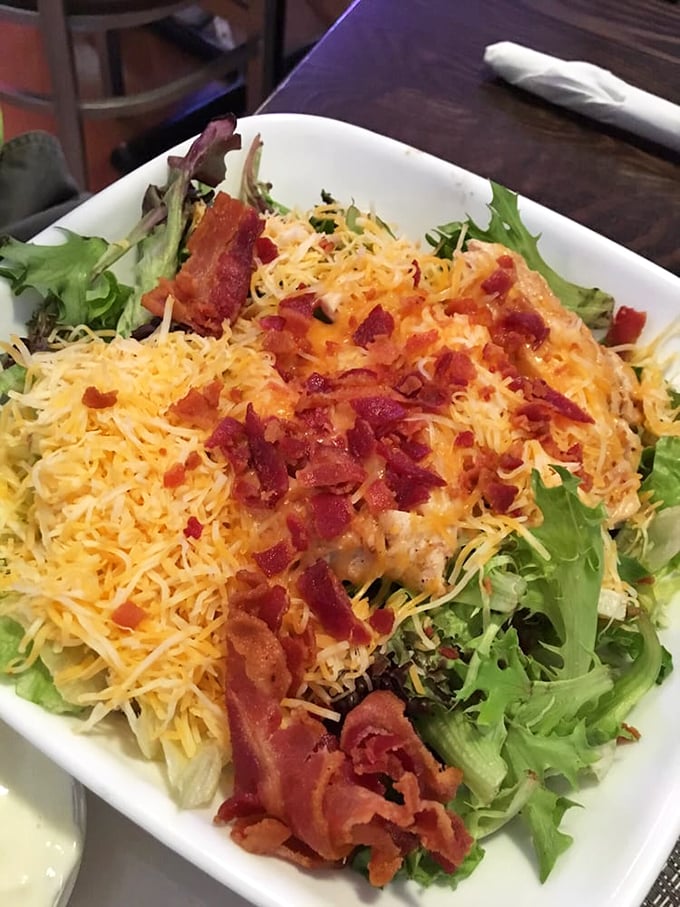 Who said salads can't be exciting? This cheese-laden, bacon-topped beauty is the James Bond of salads - sophisticated, yet packing a flavorful punch.