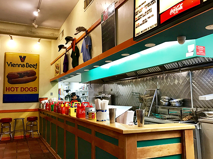 Where the magic happens! This counter is like NASA's mission control, but for burgers and shakes instead of rockets.