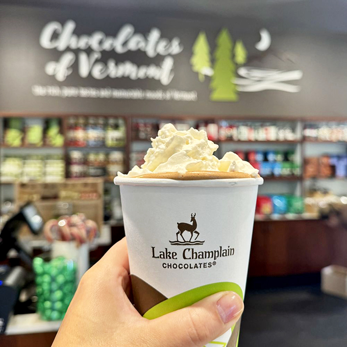 Hot chocolate that puts Swiss Miss to shame. This cup of joy is like a warm hug for your taste buds.