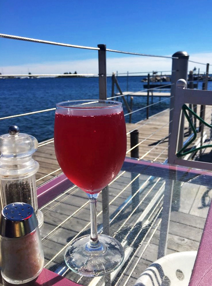 Sipping on sunshine with a view of Lake Superior. This drink pairs perfectly with "aaah" moments.