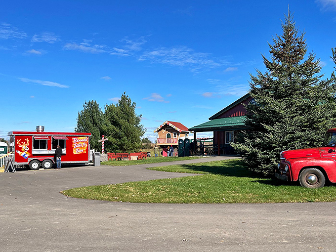 Santa's food truck game is strong. Forget milk and cookies &ndash; he's upgrading to gourmet hot cocoa and artisanal candy canes!