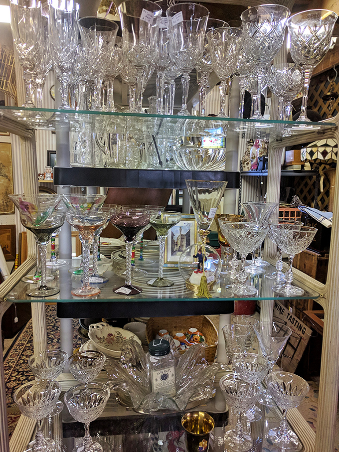 Crystal clear memories in the making! These vintage glasses are ready to elevate your next soir&eacute;e from "meh" to "Mad Men."