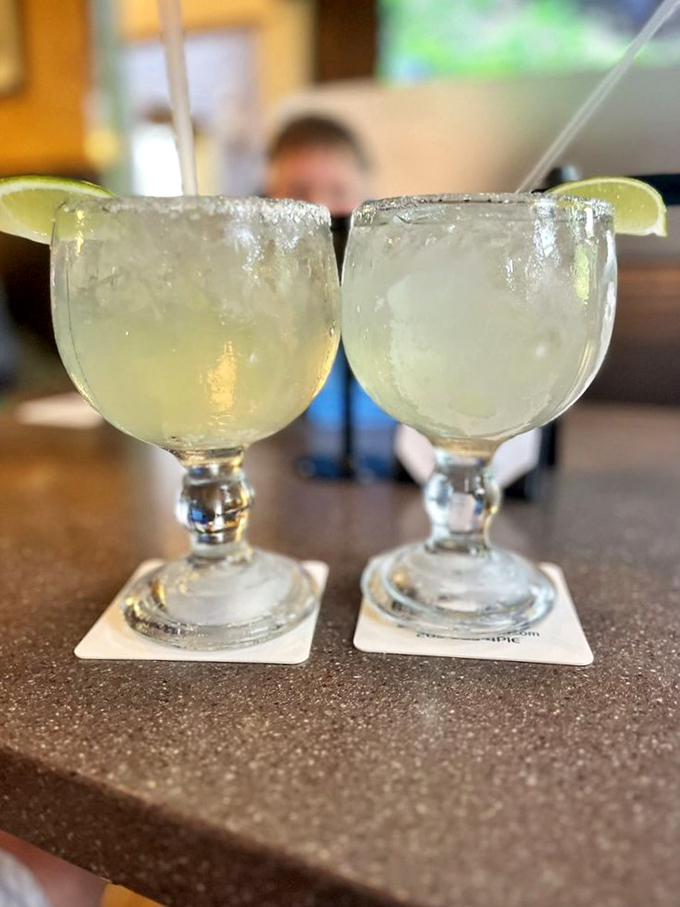 Margaritas so big, you'll need a lifeguard! These frosty goblets are like summer in a glass.