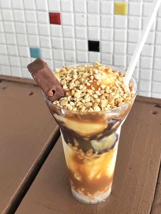 Snickers Parfait paradise! It's like all your favorite candy bars decided to throw a party in a glass, and you're invited!