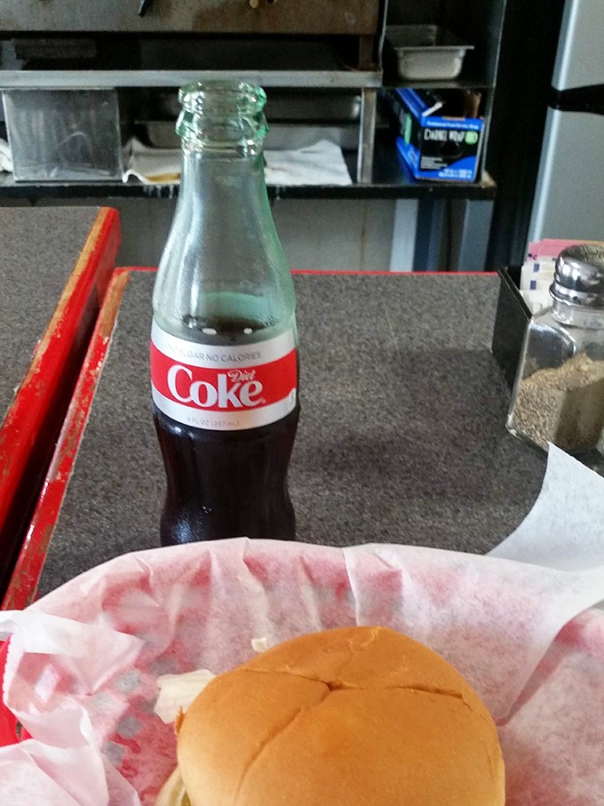 The classic combo – a cold Coke and a hot sandwich. Name a more iconic duo, I'll wait.